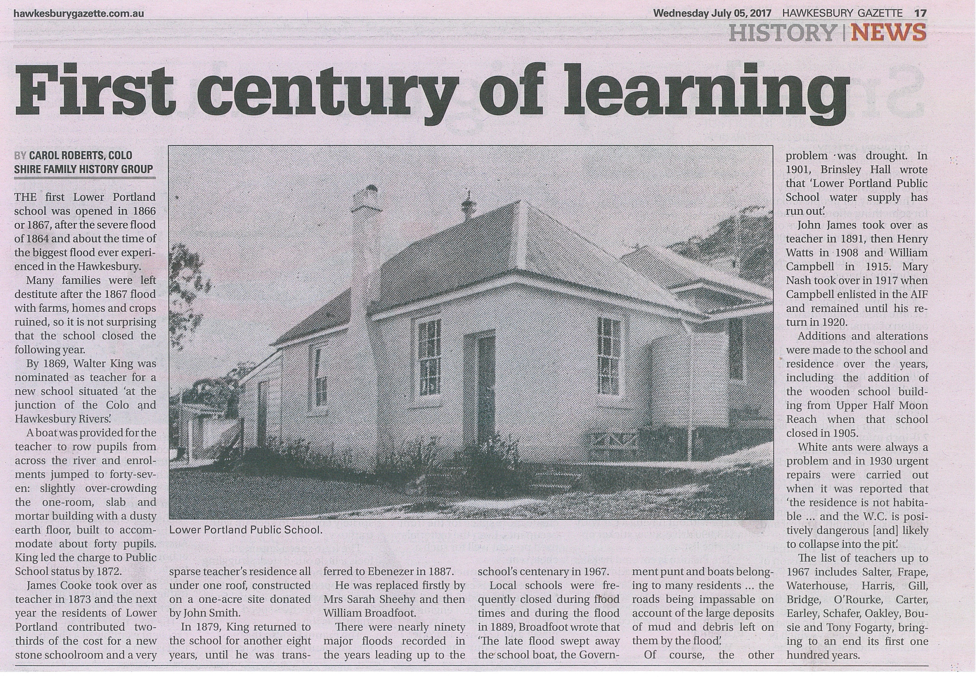 First One Hundred Years of Lower Portland Public School – Recording ...